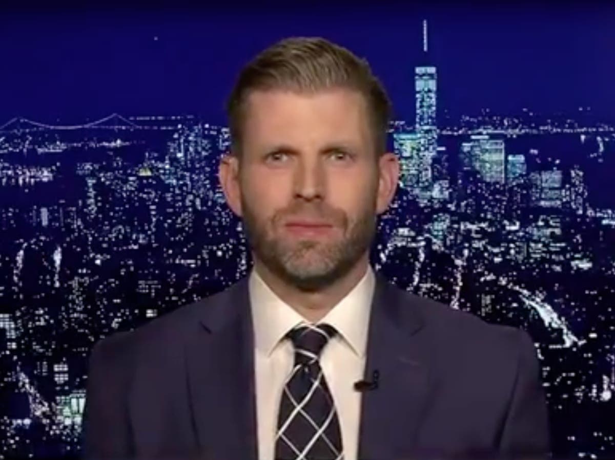 Eric Trump mocked for trying to rewrite history ahead of Trump ...