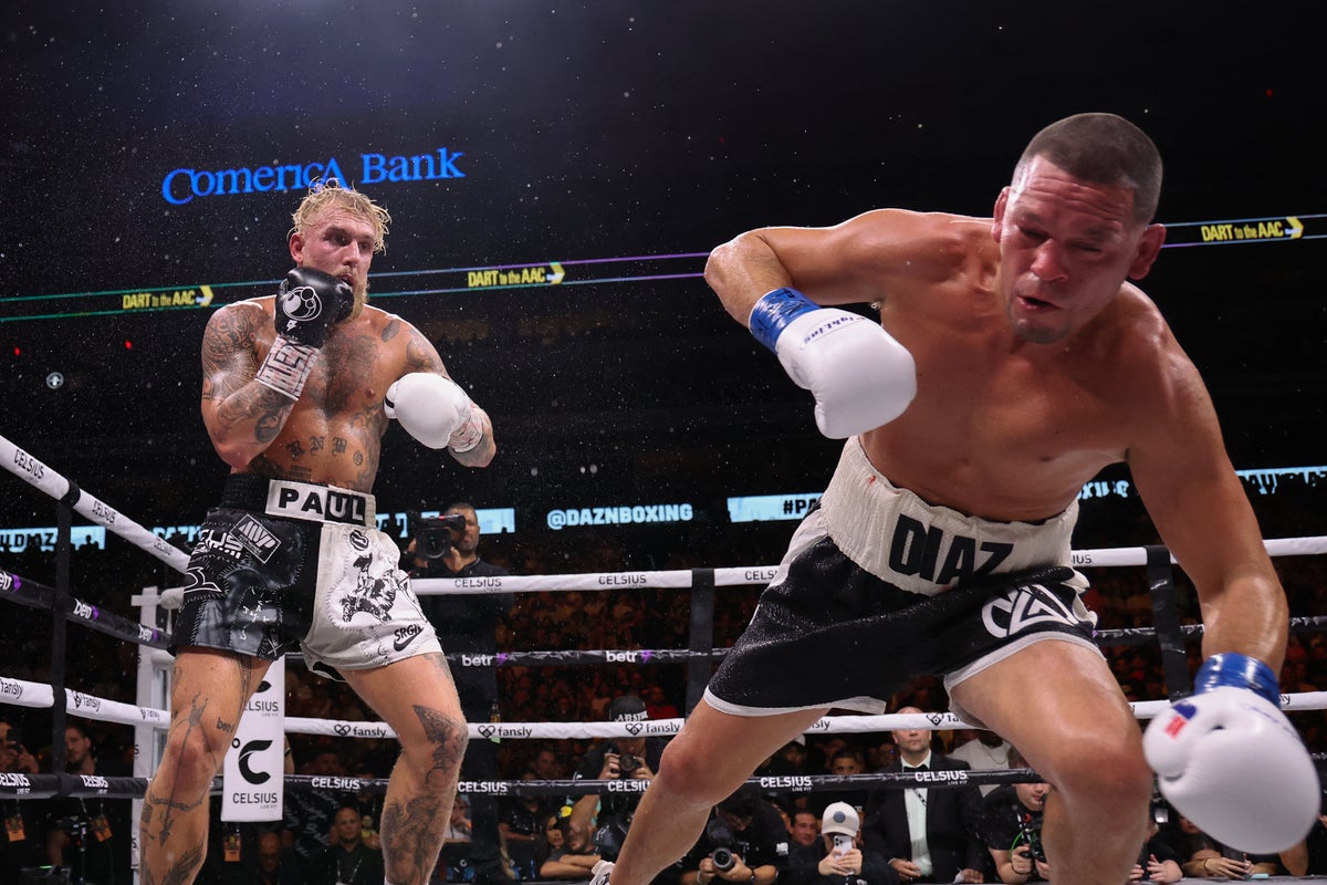 Jake Paul vs Nate Diaz: Boxing fight result and reaction from Dallas ...