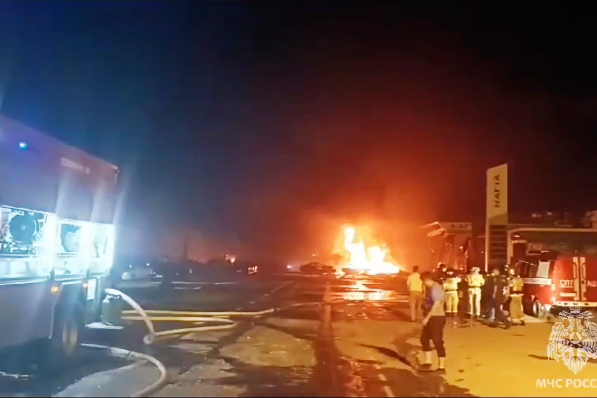 Massive explosion at gas station in Russia's Dagestan kills 27, injures ...