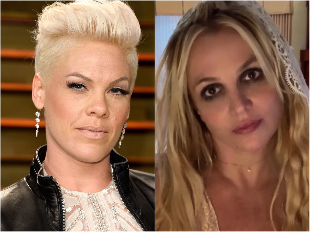 Pink changes song lyric to share support for Britney Spears amid Sam ...