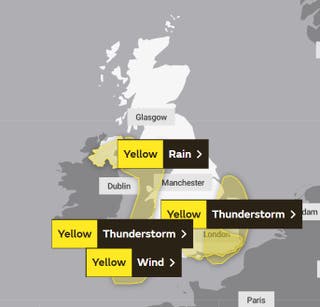Storm Betty to bring heavy rain and 70mph winds amid UK weather ...