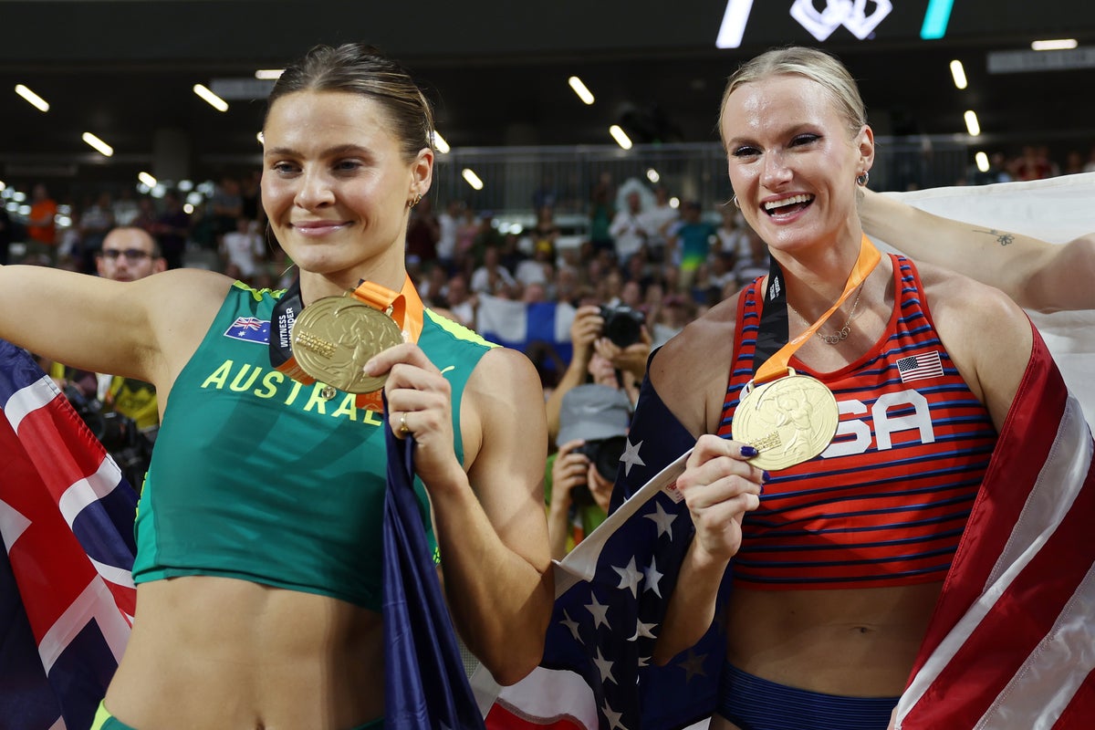 Pole vault pair agree to share gold medal at World Championships: ‘Did ...