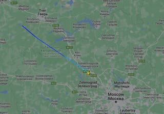 Wagner plane crash: Final flight path for Russian private jet that ...