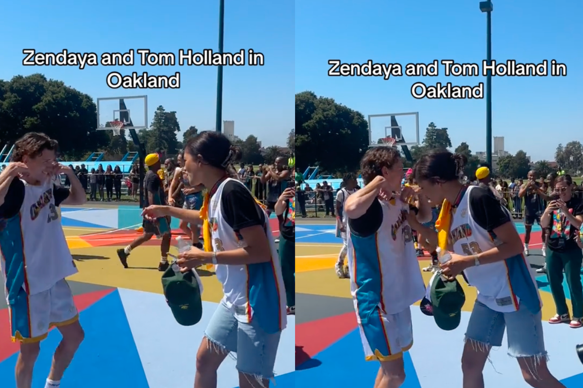 Fans love Zendaya and Tom Holland’s matching jerseys during charity ...