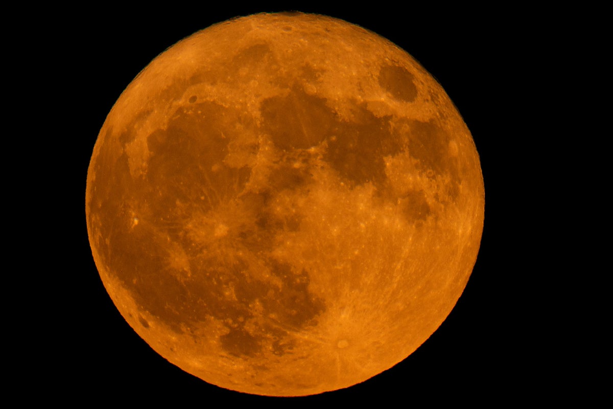 Watch: Super blue moon rises over New Delhi in rare celestial event ...