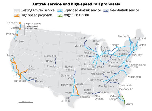 America lags behind on high speed rail... but here are 5 projects ...