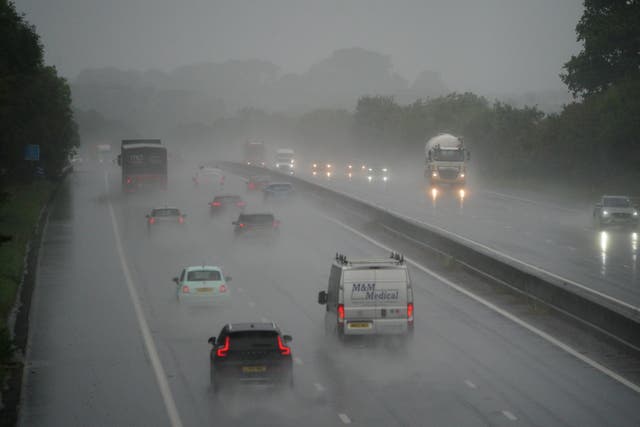 UK weather: Roads turn into rivers after torrential rain with more ...