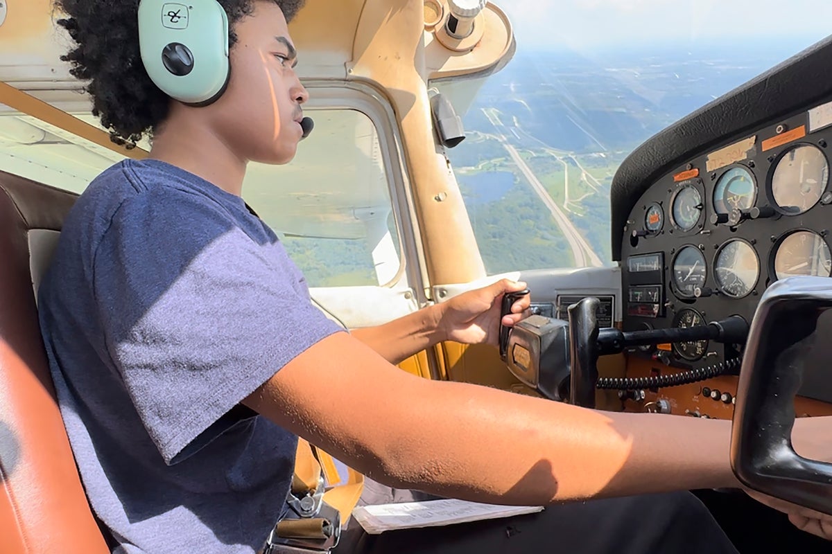 Black teens learn to fly and aim for careers in aviation in the ...