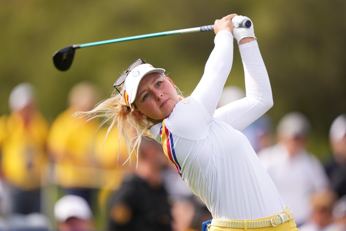 Emily Kristine Pedersen hits hole-in-one at Solheim Cup | The Independent