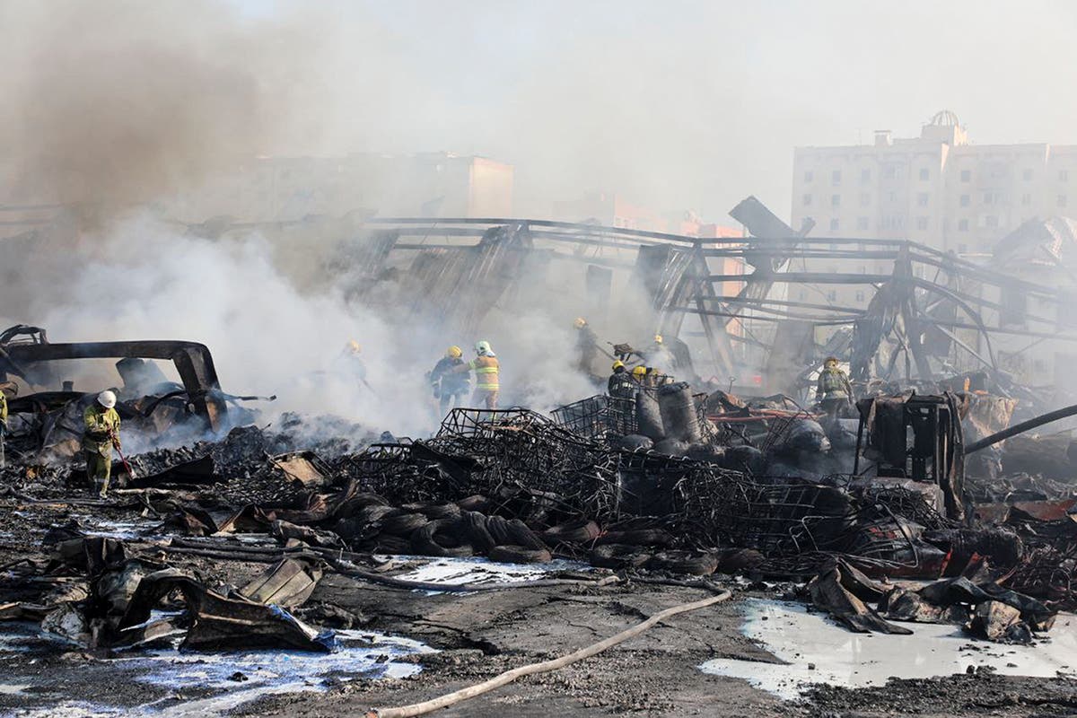 An explosion following a lightning strike in the Uzbek capital kills 1 ...