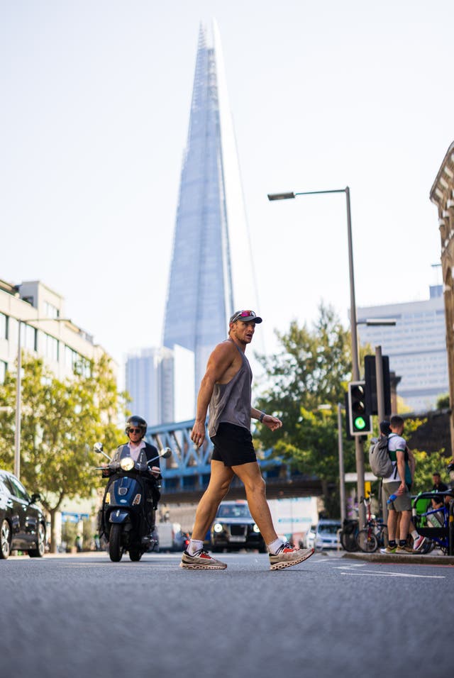 Man run London Underground charity tube Calm | The Independent