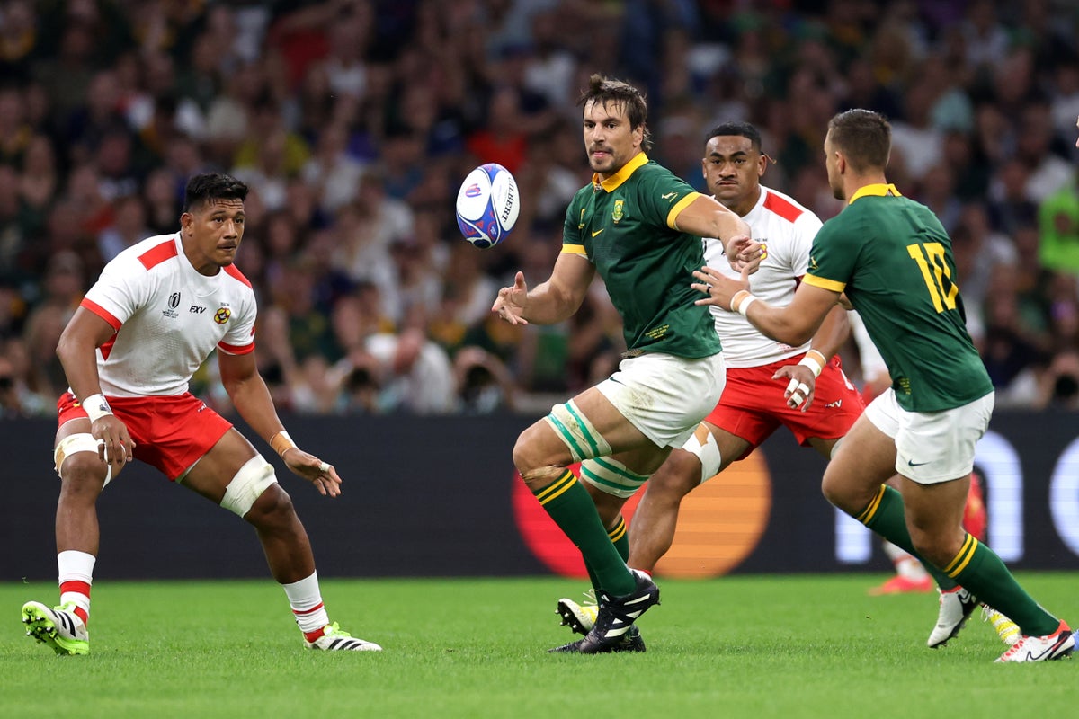 Rugby World Cup LIVE: South Africa v Tonga result and final score as ...