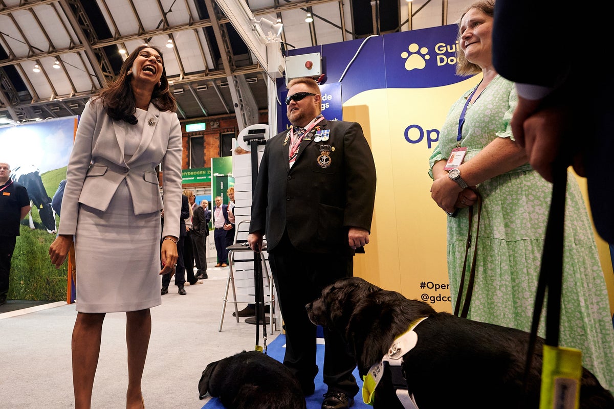 Five of the strangest moments from the Tory Conference | The Independent