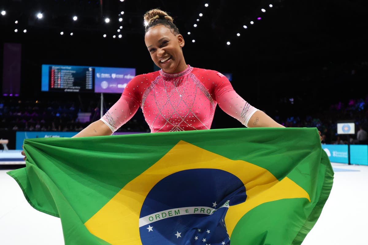 Rebeca Andrade wins vault's world title, denies Biles another gold ...