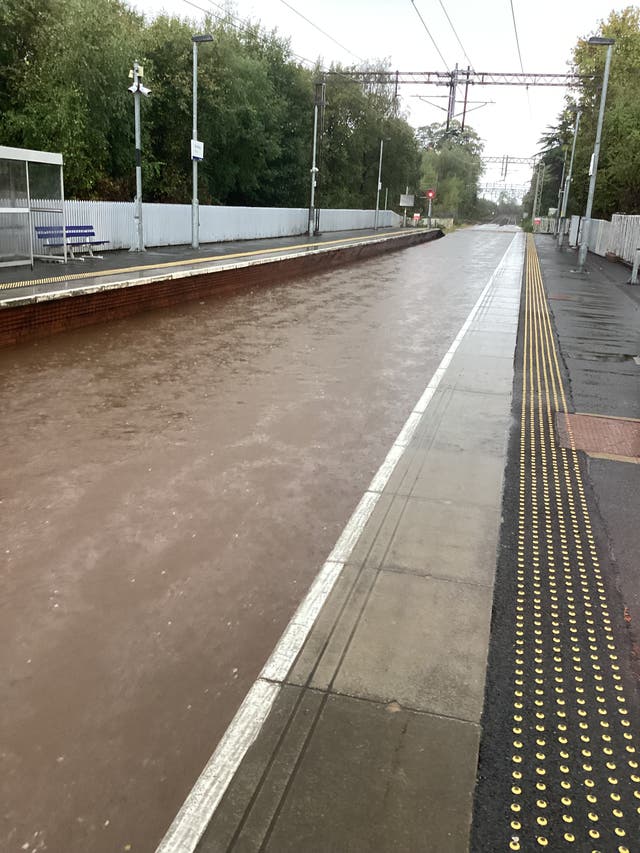 Weather latest: Torrential rain causes huge landslips in Scotland as ...