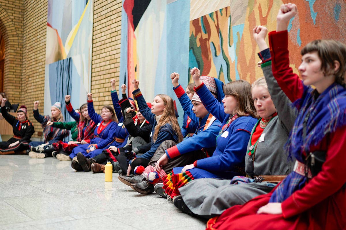 Norway activists press on with their protest against wind farm on land ...