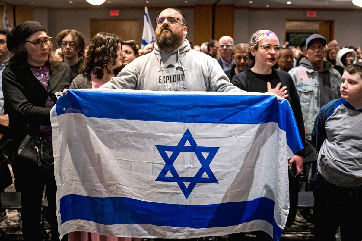 Live: Jewish community leaders in Washington lead pro-Israel rally near ...