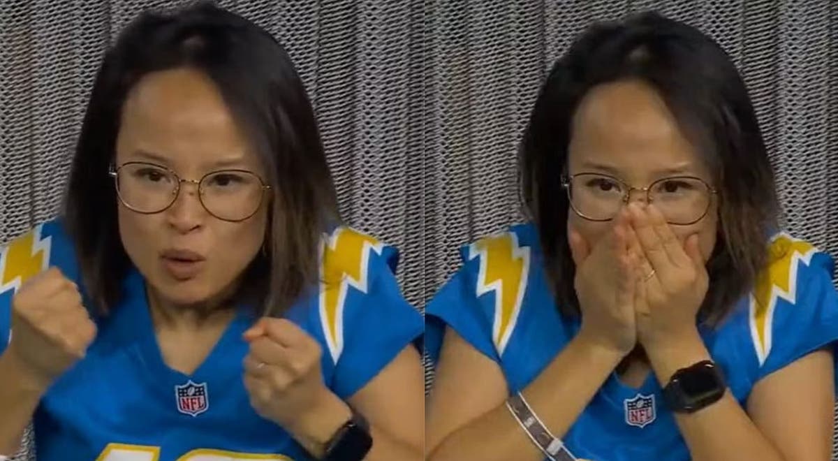 NFL fan who went viral for passionate game reactions denies conspiracy ...