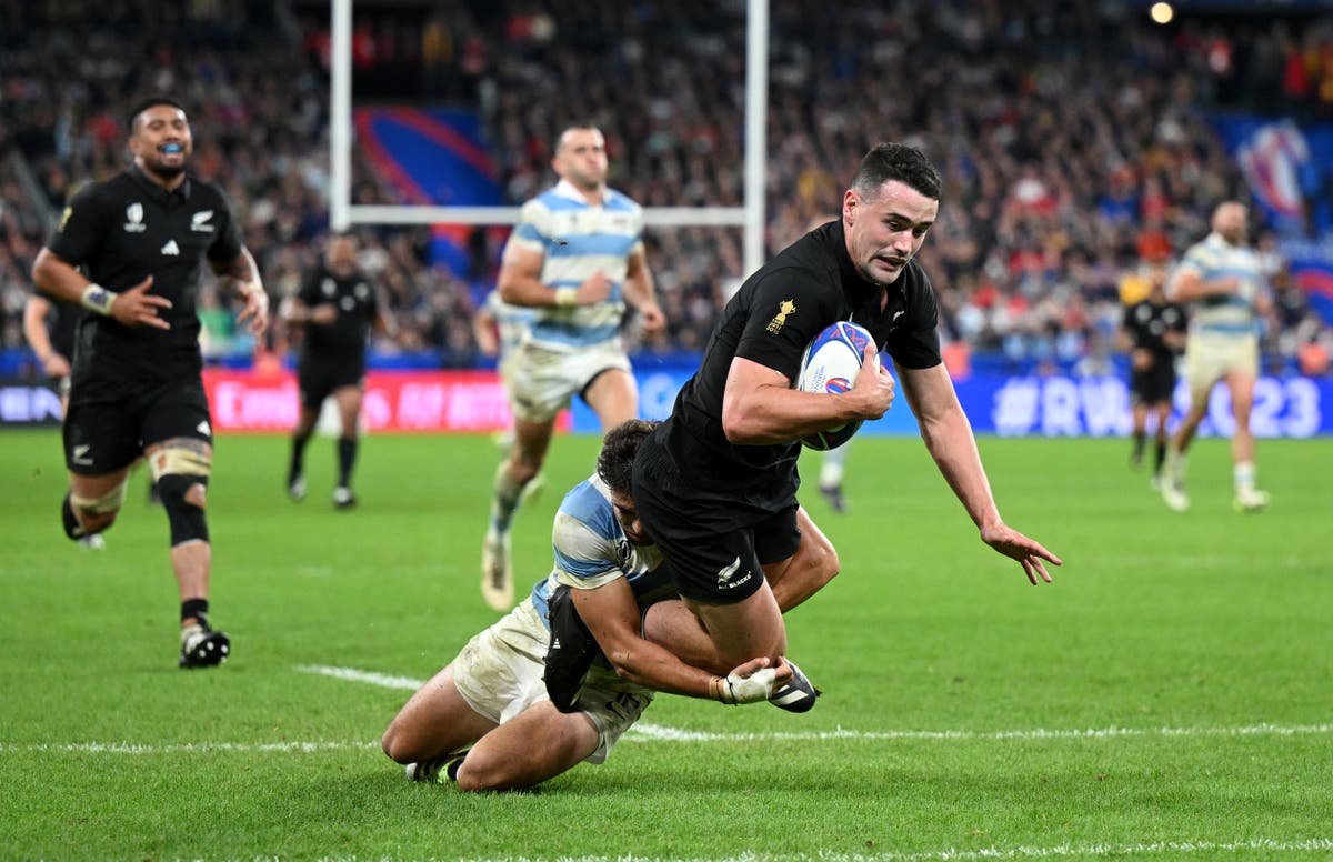 Will Jordan makes Rugby World Cup history with semi-final hat-trick ...