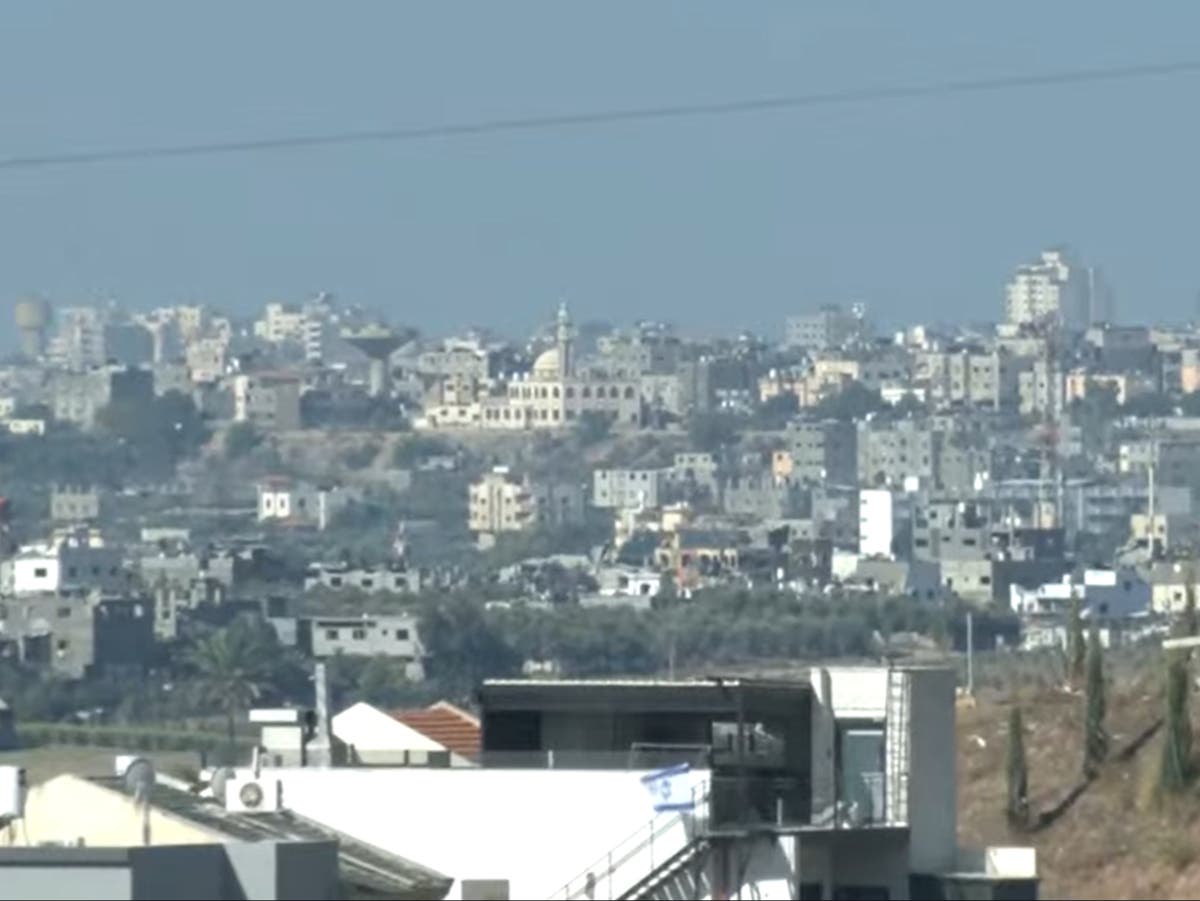 Watch view of Israel-Gaza border as fighting with Hamas continues | The ...