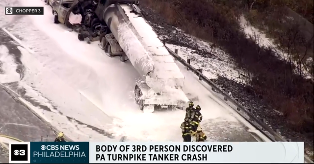 Fiery tanker truck crash leaves at least three dead on Pennsylvania ...