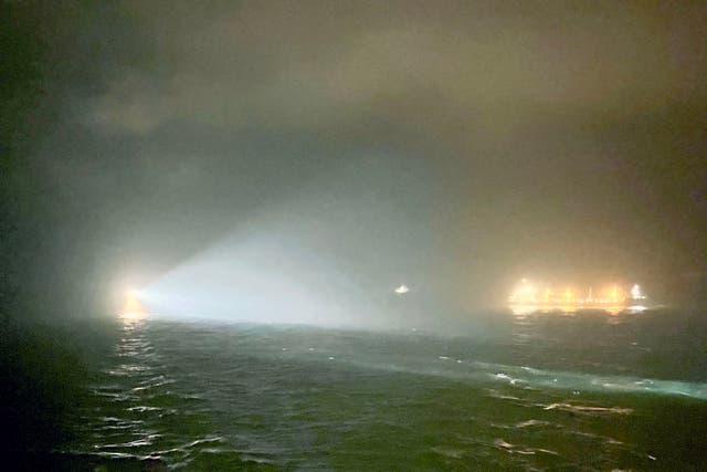 Cargo ship Verity crash - latest: P&O passenger cruise diverted to help ...