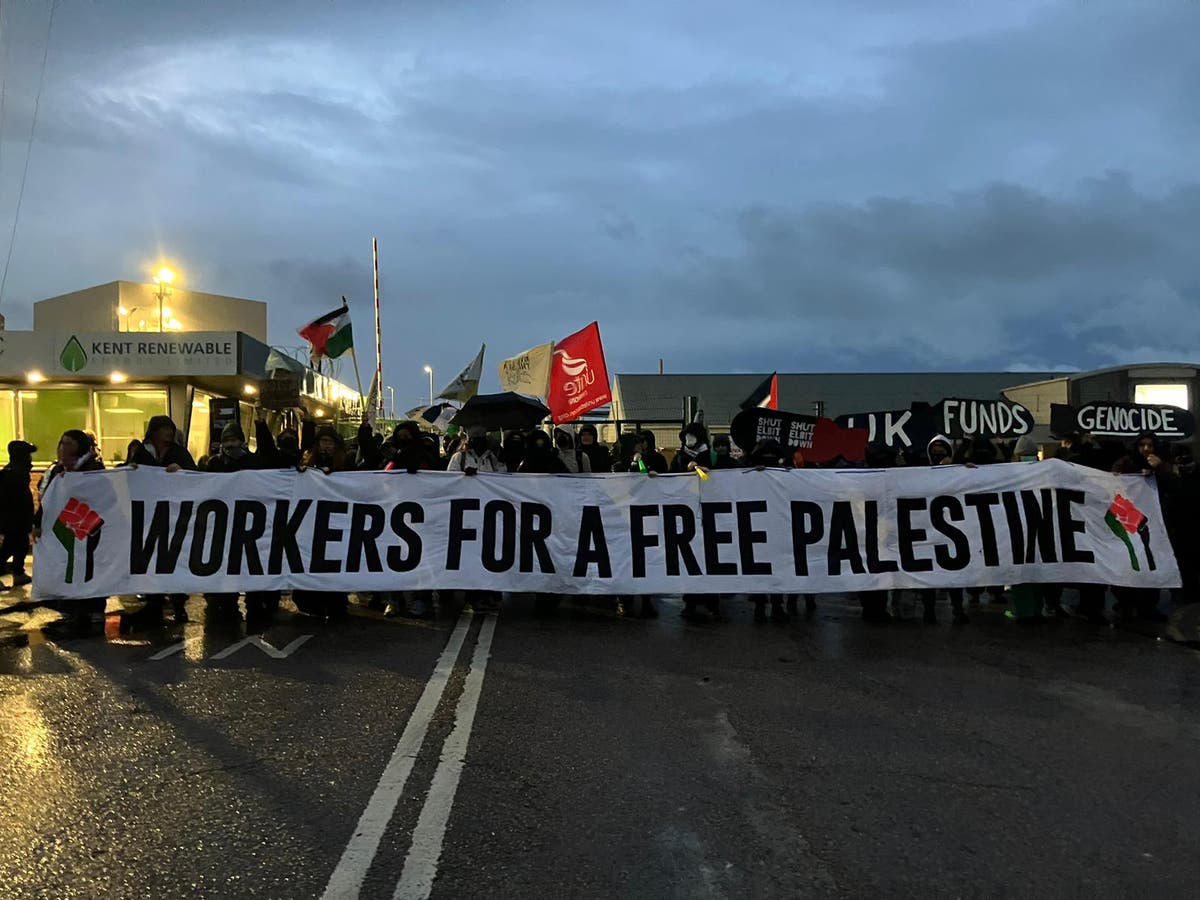 Instro Precision: Pro-Palestine protestors blockade UK weapons factory ...