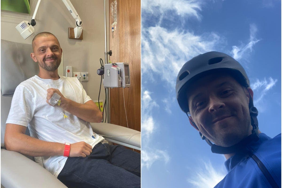 Father undergoing chemo for terminal brain cancer cycling 200 miles to ...