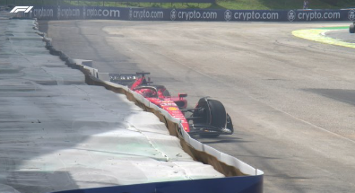 F1: Ferrari driver Charles Leclerc crashes on formation lap in dramatic ...