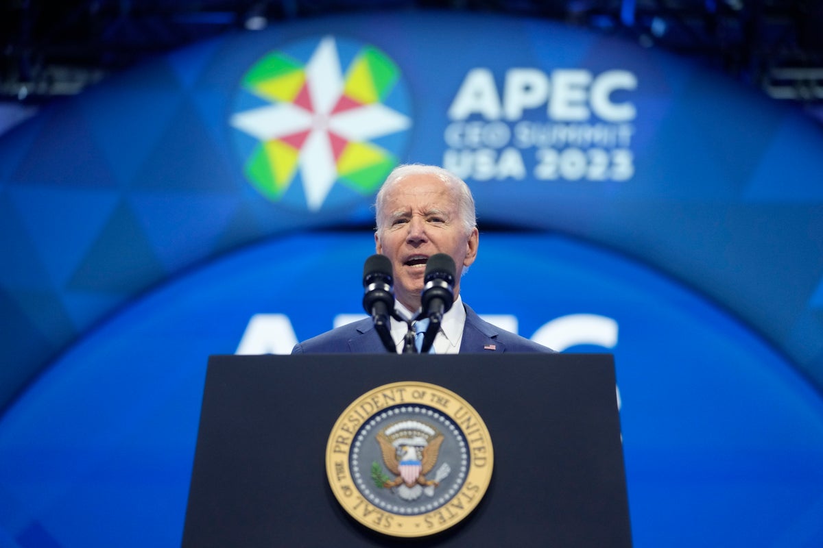 Watch: Biden closes APEC summit with leaders retreat | The Independent