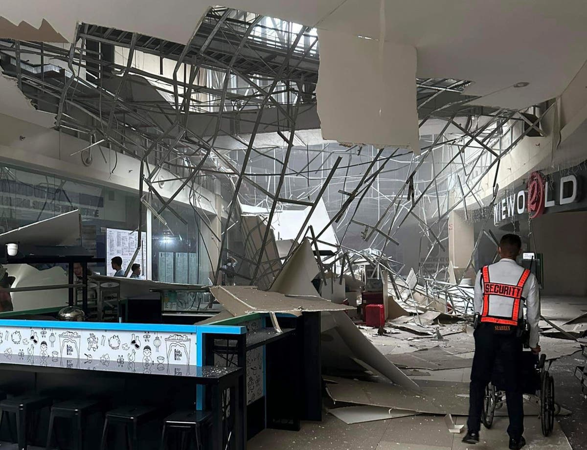 Powerful earthquake shakes southern Philippines, causing ceilings to ...
