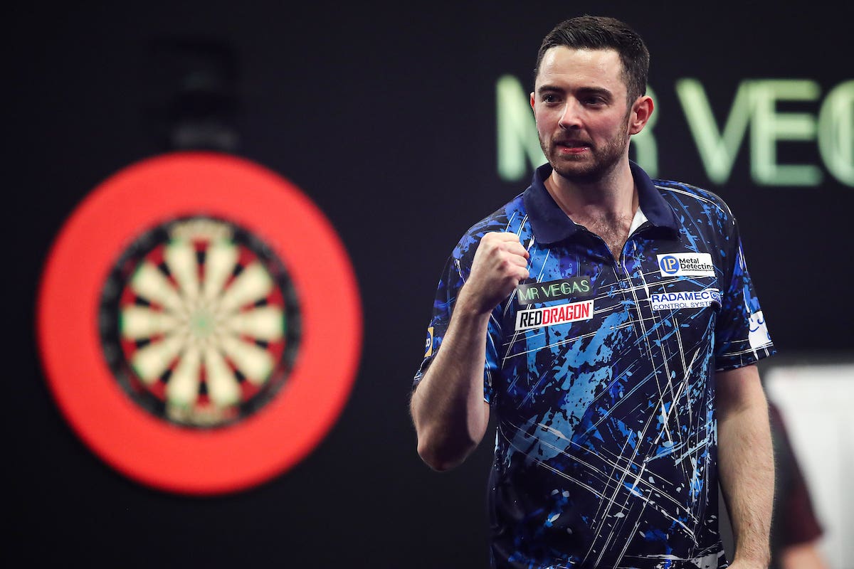 Luke Humphries sets up Grand Slam of Darts final showdown with Rob ...