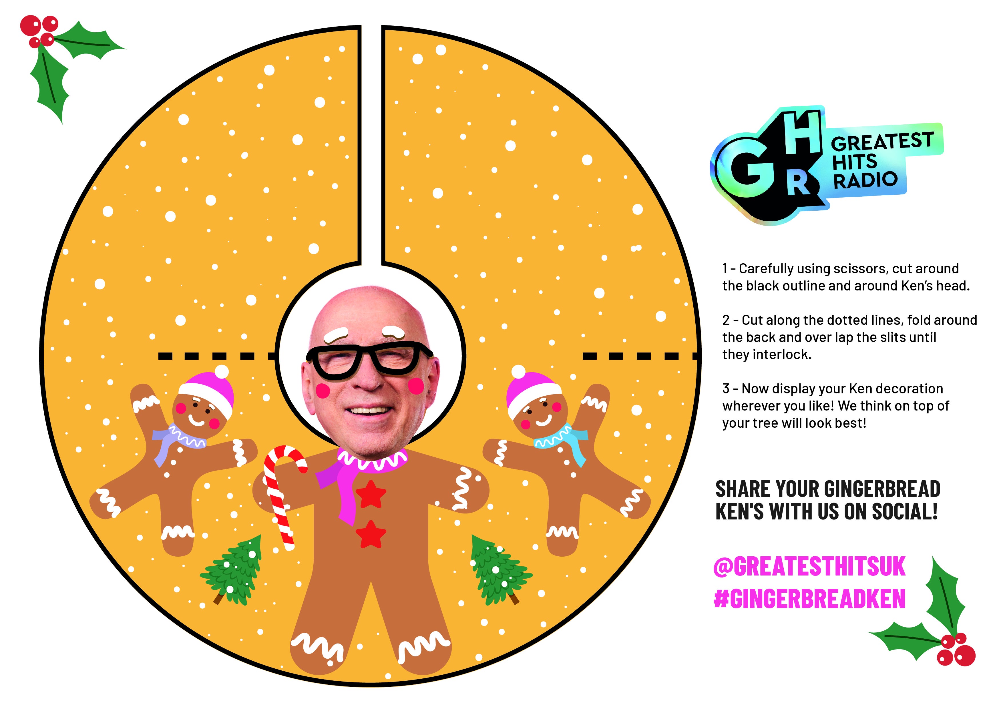Ken Bruce transformed into Gingerbread Ken for his 2023 Christmas ...