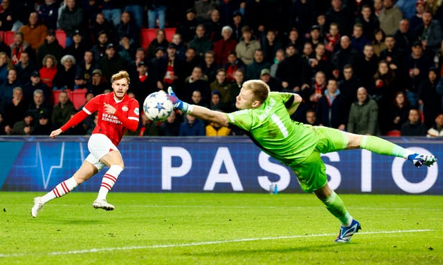 Arsenal’s new look line-up secures draw against PSV Eindhoven in ...