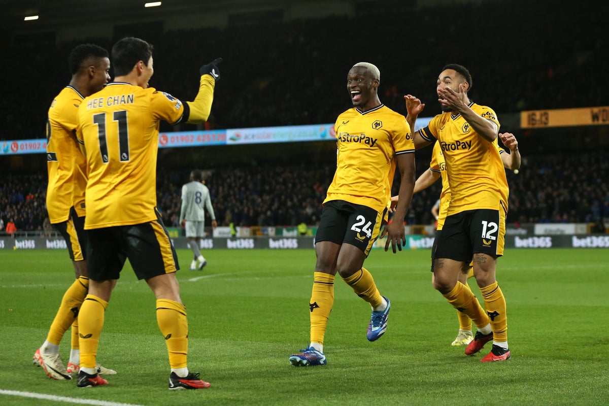 Wolves blow Everton away to secure third straight Premier League ...