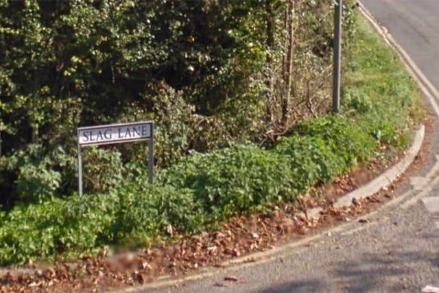 Slag Lane: Ten year battle over ‘rude’ street sign as council ...