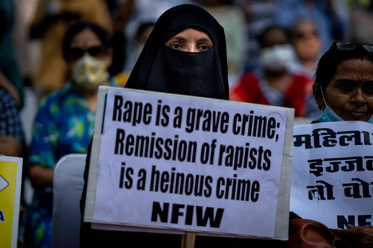India court restores life prison sentences for 11 Hindu men who raped a ...