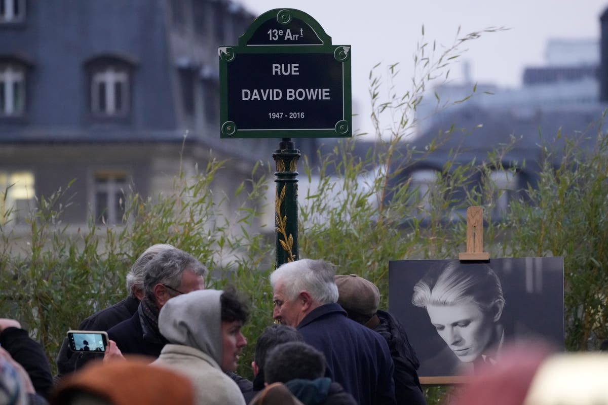Paris names a street after David Bowie celebrating music icon's legacy ...