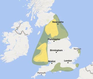 Storm Isha map: Where and what time will ‘unusual’ danger-to-life wind ...