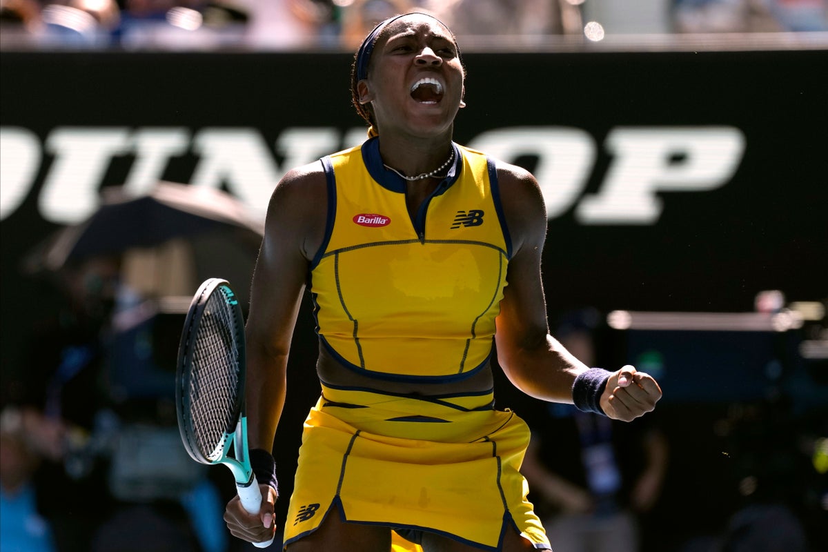 Coco Gauff outlasts Marta Kostyuk to reach first Australian Open semi ...