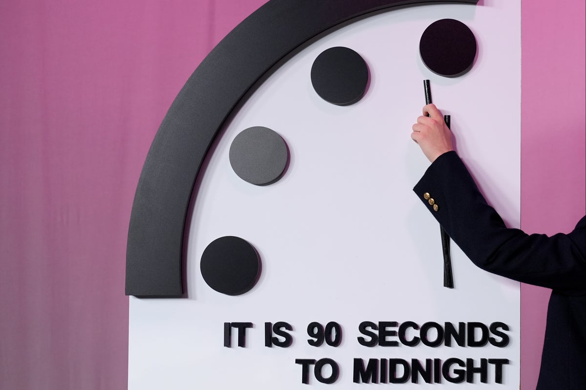 Doomsday clock 2024 live time: Humanity is as close to destroying ...