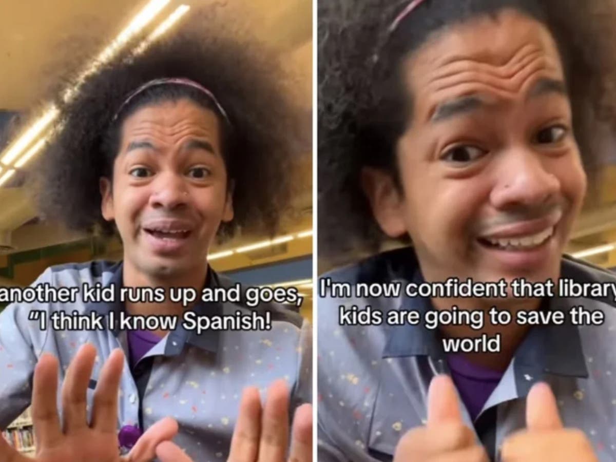 Librarian spreads ‘library joy’ with heartwarming tales from between ...