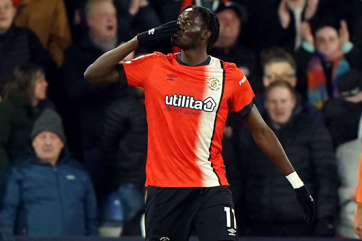 Elijah Adebayo scores Premier League hat-trick as Luton thump Brighton ...