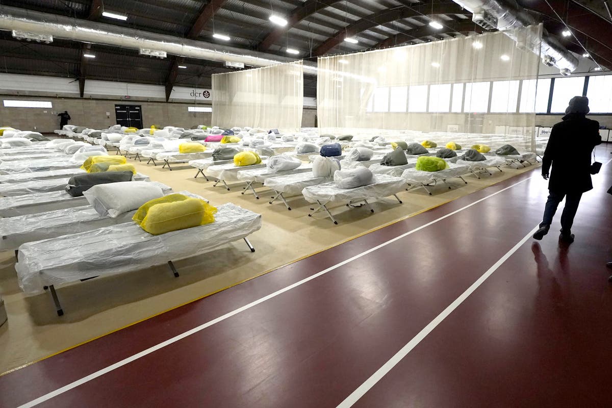Massachusetts turns recreational plex into shelter for homeless ...