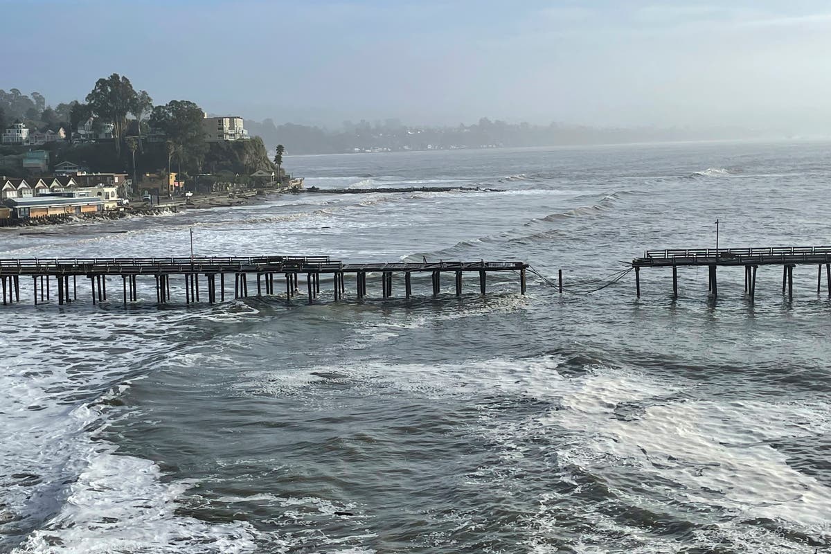 Rising seas and frequent storms are battering California's piers ...