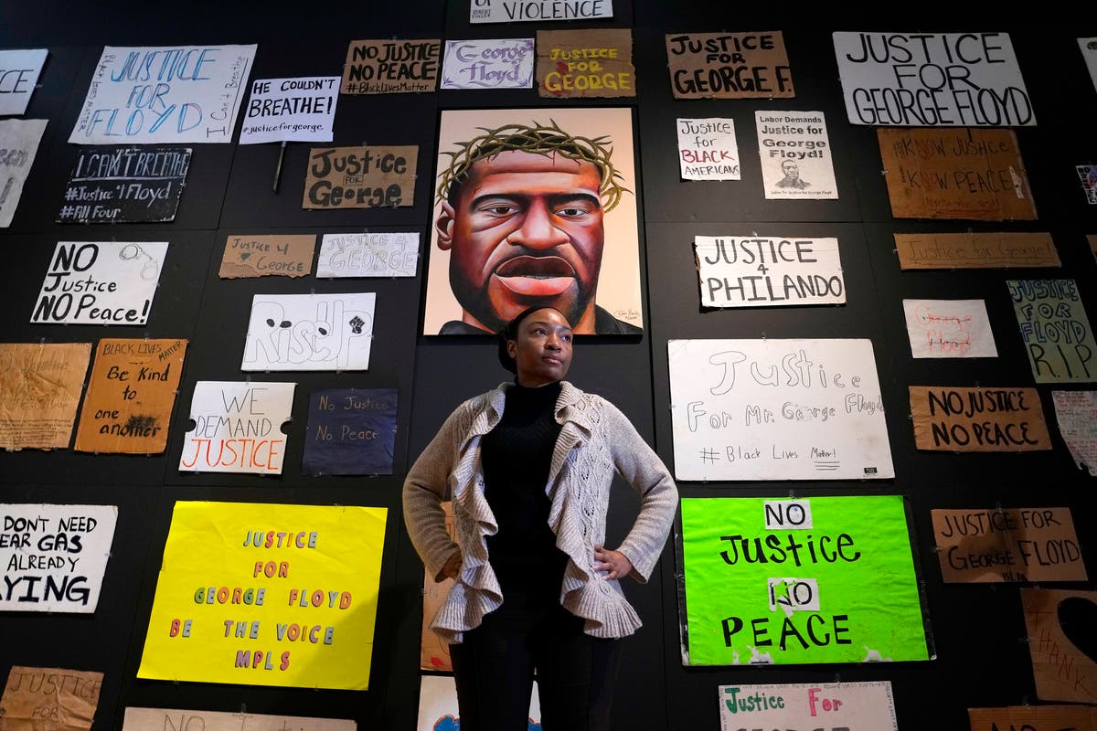 Finding meaning in George Floyd’s death through protest art left at his ...
