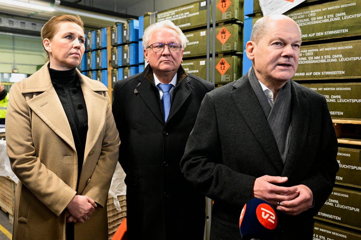 German, Danish leaders launch construction of new ammunition plant as ...