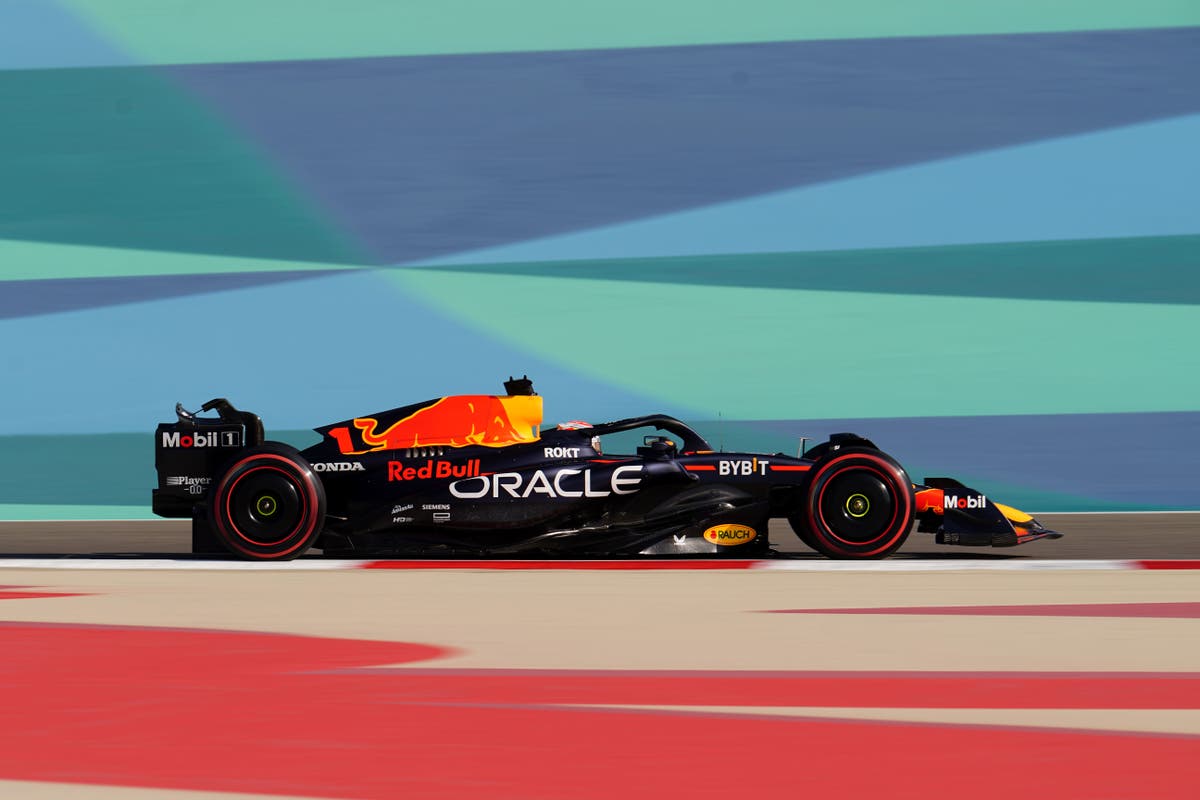Red Bull’s Max Verstappen fastest in opening F1 Bahrain testing session ...