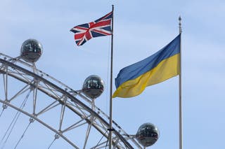 Row breaks out over Reform banning Ukraine flags from flying above town ...
