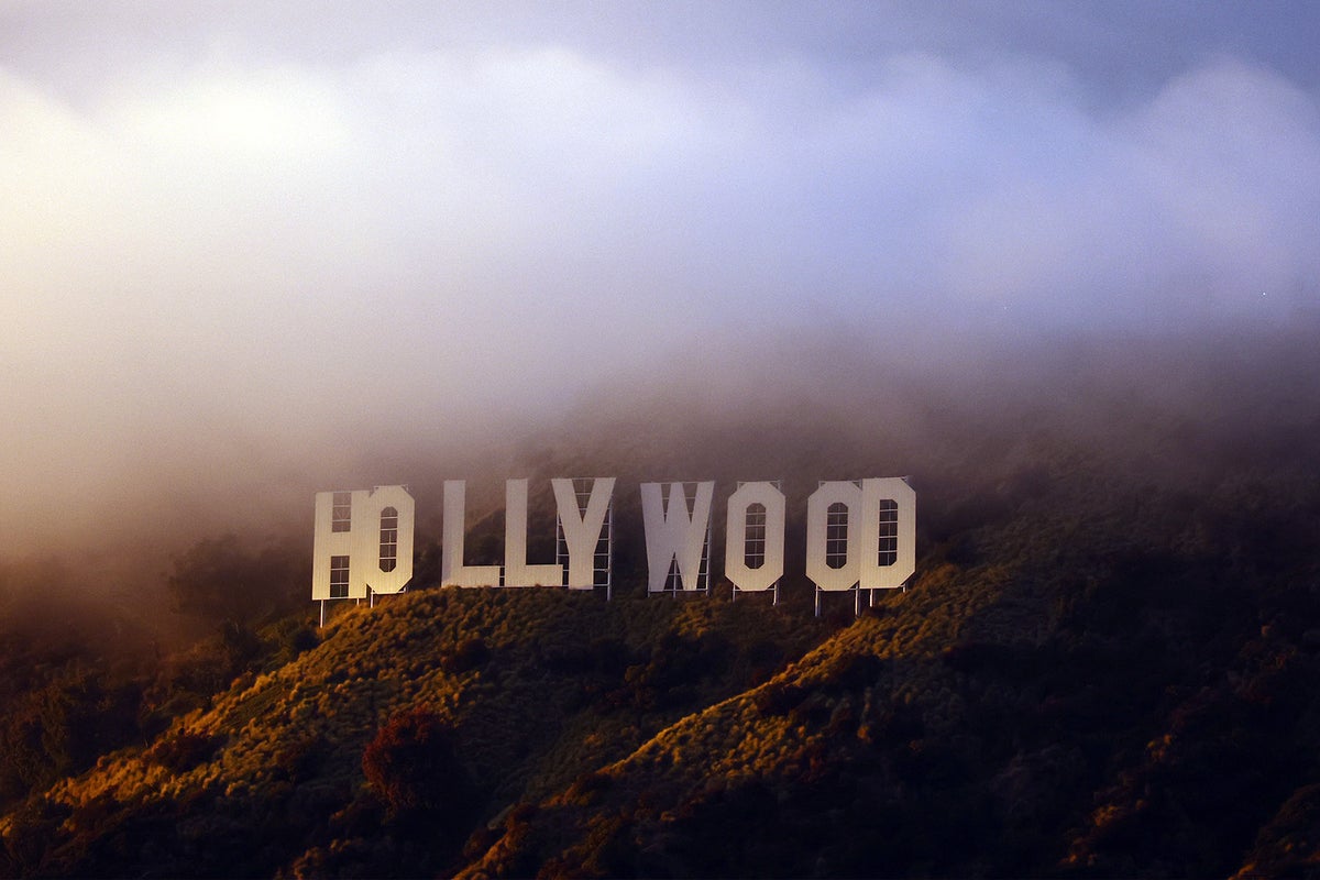Watch again: View of Hollywood sign ahead of Oscars red carpet | The ...